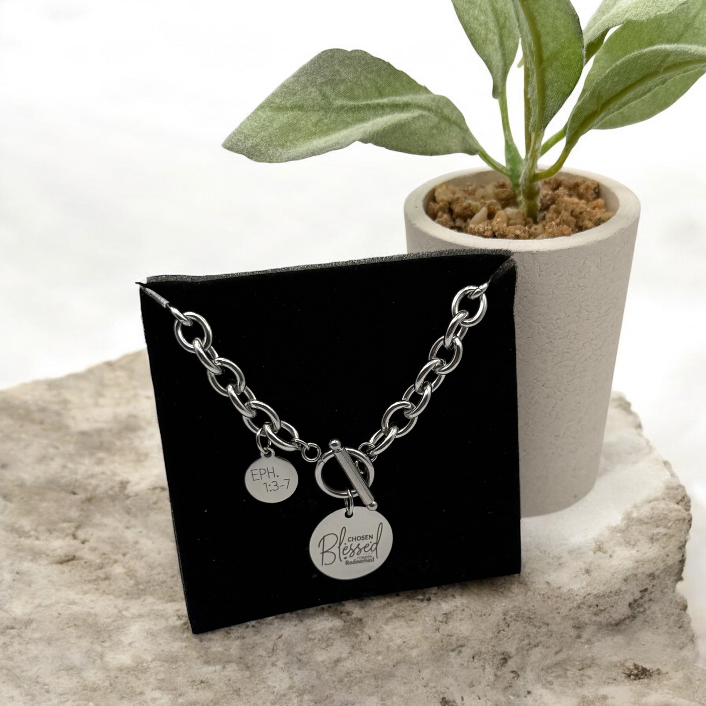 Collar - Blessed · Chosen · Forgiven · Redeemed – The Crafty Chic